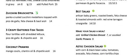 Simonholt Takeout Mini Menu - SIMONHOLT Restaurant | FOOD, DRINK, LIVE ...