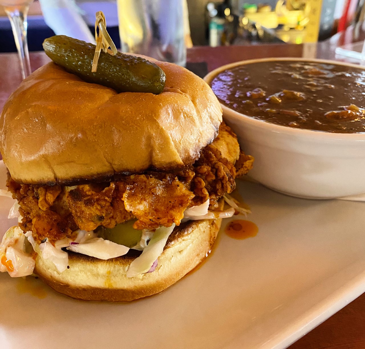 SPICEY NASHVILLE CHICKEN BURGER - SIMONHOLT Restaurant | FOOD, DRINK ...